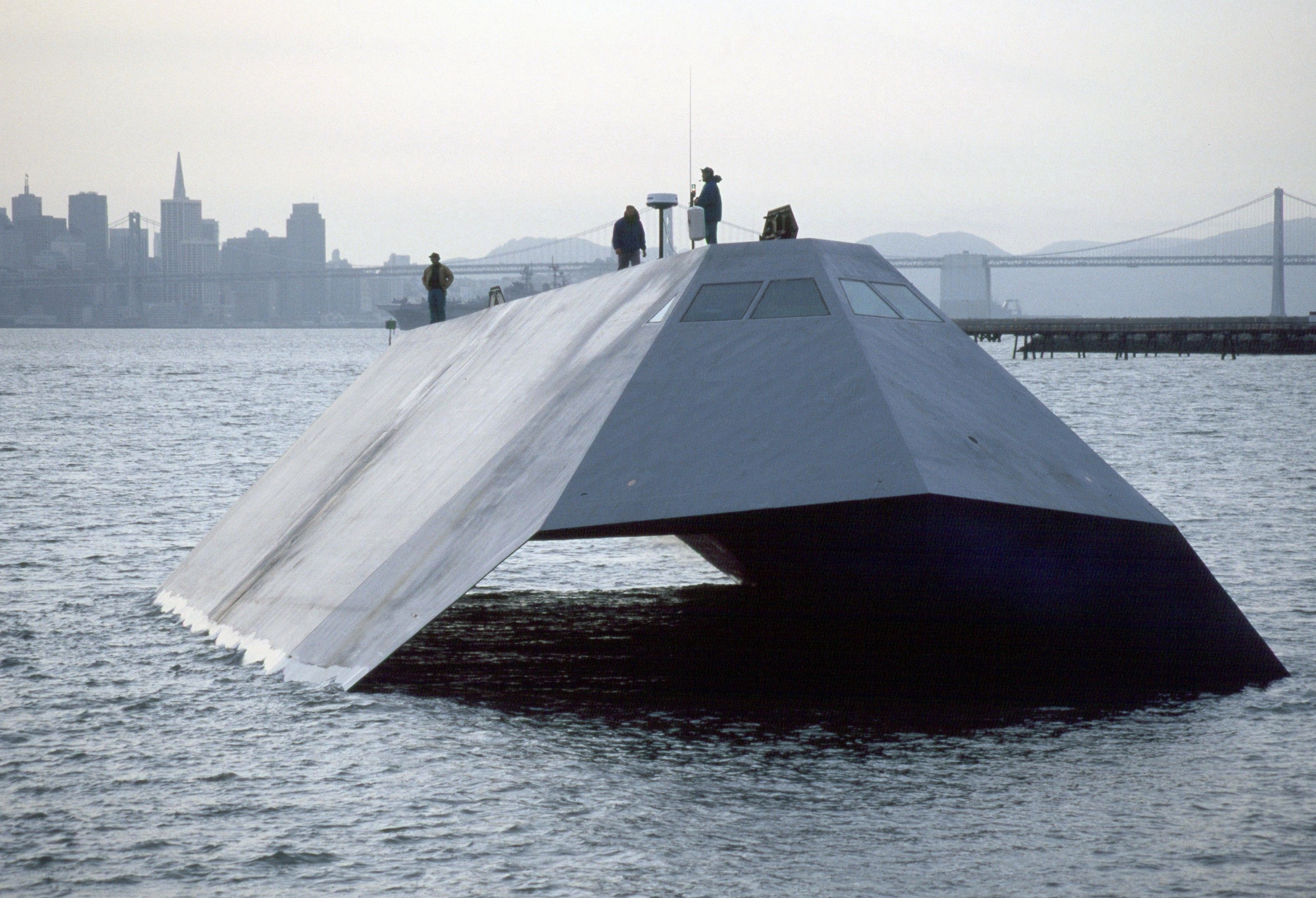Infografía: Lockheed Sea Shadow Stealth Ship | VA DE BARCOS