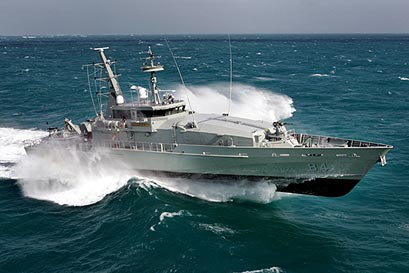 El buque de patrulla offshore HMAS Hammersley de Sea Patrol | VA DE BARCOS