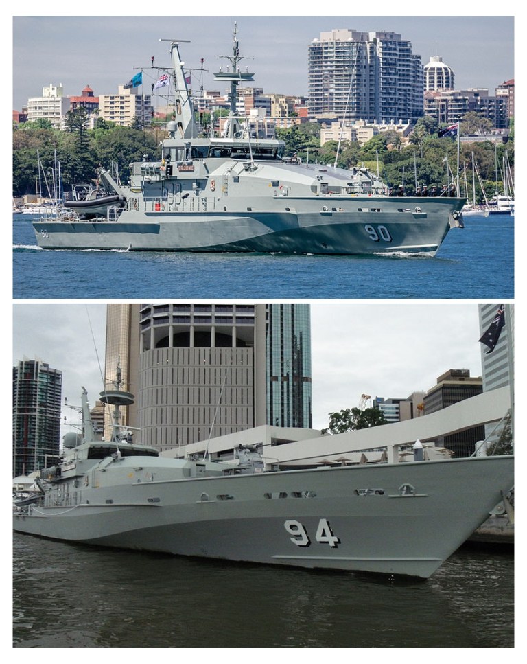 El buque de patrulla offshore HMAS Hammersley de Sea Patrol | VA DE BARCOS