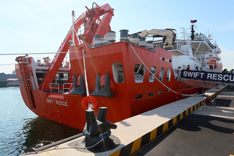 El buque de rescate submarino MV Swift Rescue | VA DE BARCOS