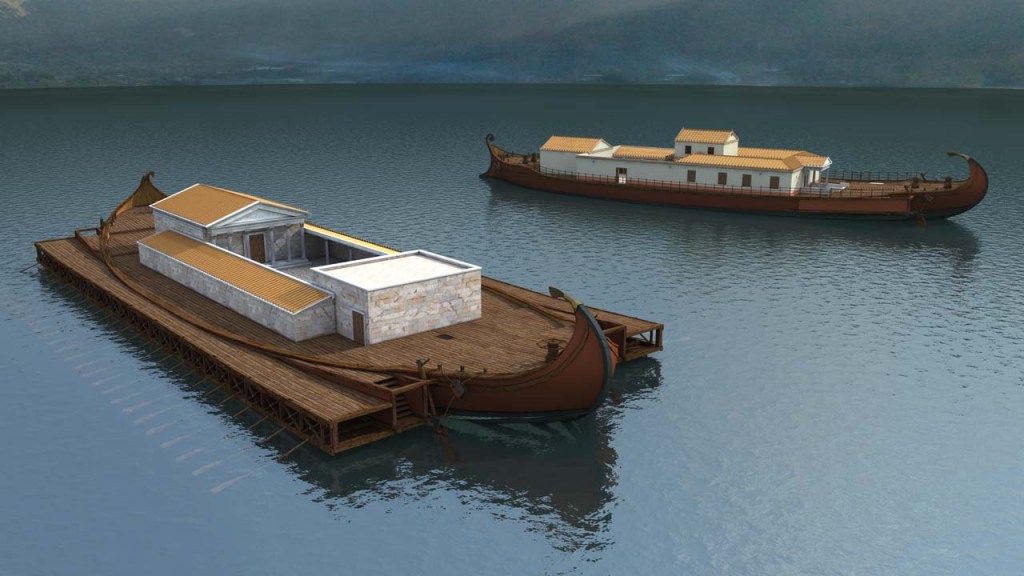 Los barcos romanos del lago Nemi | VA DE BARCOS