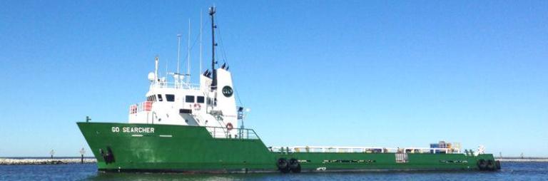 El buque de apoyo GO Searcher de SpaceX | VA DE BARCOS