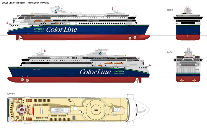 El Color Hybrid, el mayor buque híbrido enchufable del mundo, nombrado ...