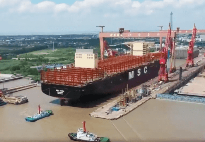 El MSC Tessa (2022) es el nuevo portacontenedores más grande del mundo ...