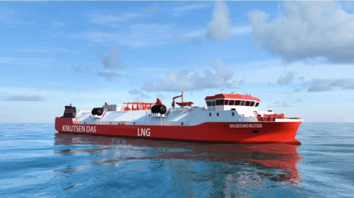 El buque de transporte de LNG Sestao Knutsen | VA DE BARCOS