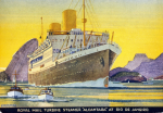 El arte en las láminas de Kenneth D. Shoesmith para la Royal Mail Line ...