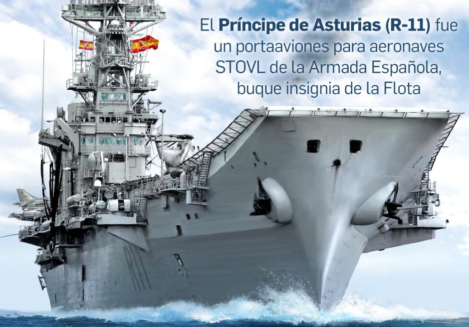 Infografía: Portaaviones Príncipe de Asturias R11 | VA DE BARCOS