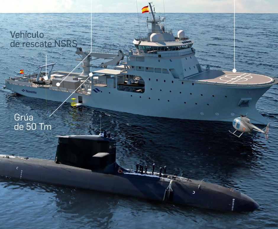 Infografía: Nuevo buque para rescatar submarinos BAM-IS | VA DE BARCOS