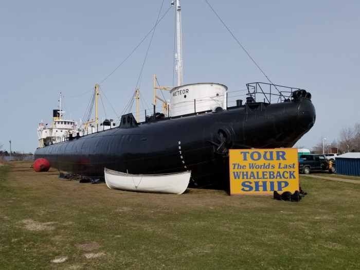 El buque museo SS Meteor (1896), el último de los whaleback | VA DE BARCOS