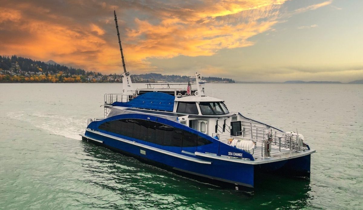 MV Sea Change, el primer ferry a hidrógeno en operación en los Estados ...