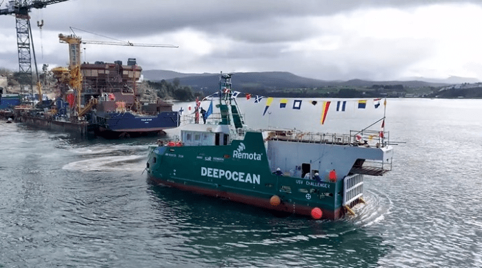 El USV Challenger, el primer buque no tripulado construido por ...